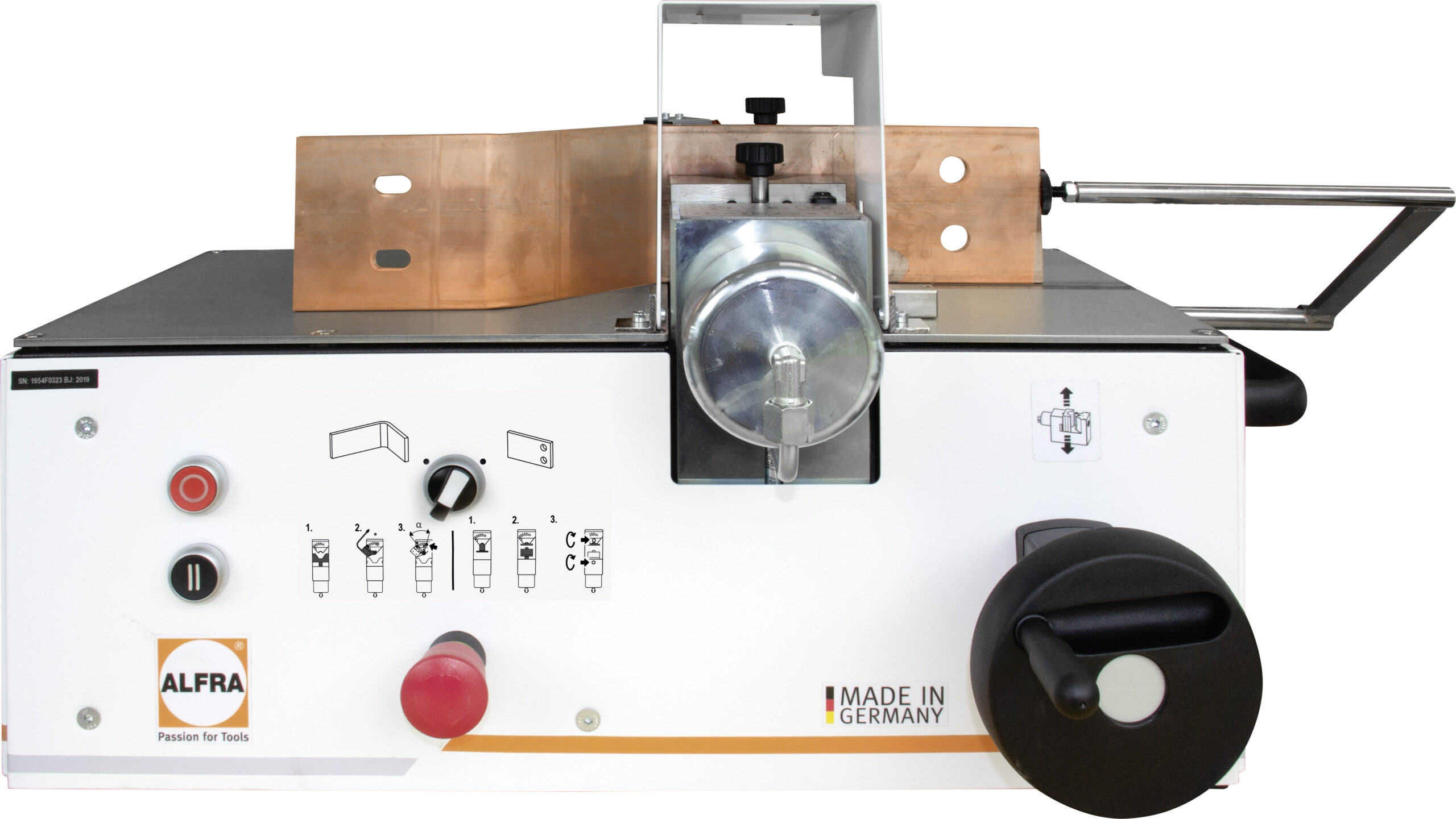 ALFRA Koperbuig en ponsmachine BS 120 set - Alfra Nederland